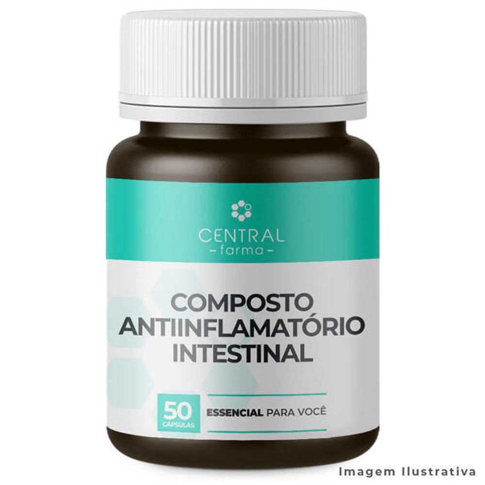 Composto Anti-inflamatório Intestinal 50 cápsulas - Ajuda a prevenir ...