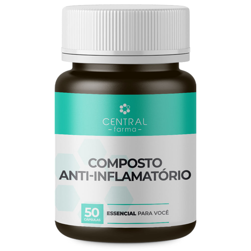 Composto Anti-inflamatório 50 cápsulas - Ajuda a proteger o organismo ...